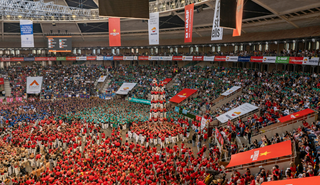 Concurs de Castells a la Tarraco Arena 2024